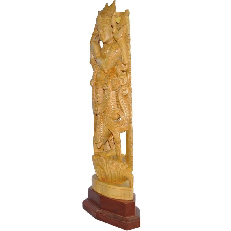 Gopala Krishna Wooden statue