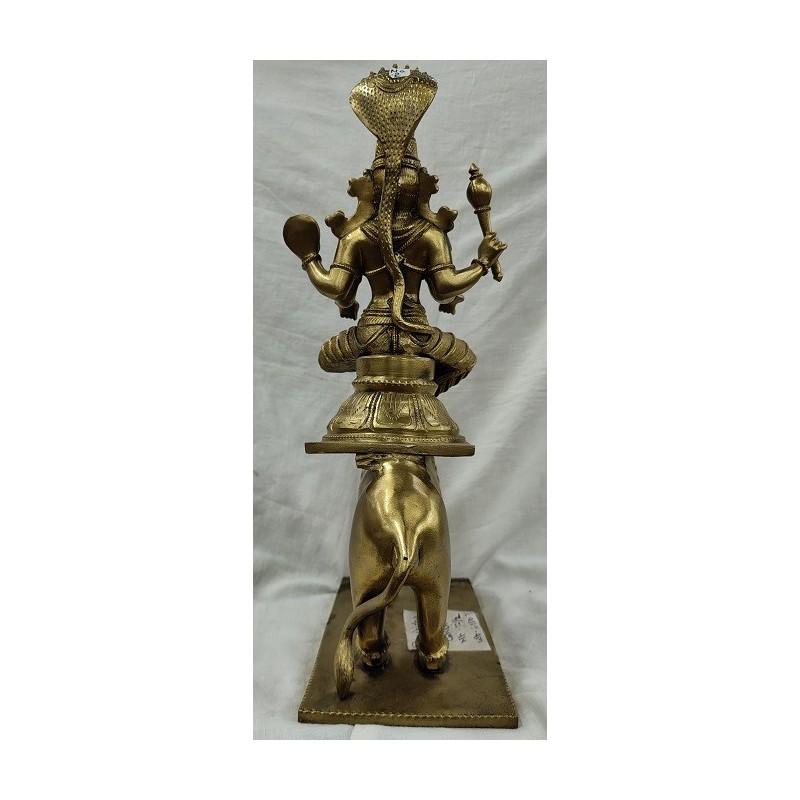 Kolhapur Mahalakshmi bronze statue